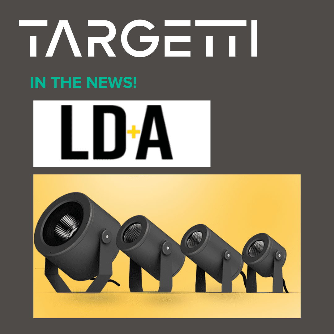 DART ROUND featured in LD+A Magazine - Targetti