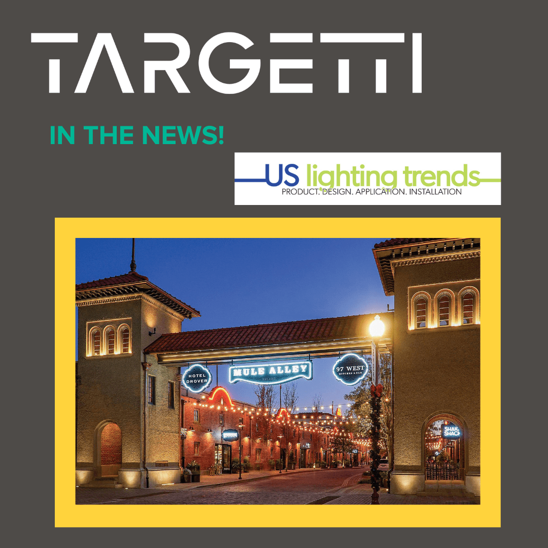 Targetti Lighting Helps Mule Alley Renovation Shine - Targetti