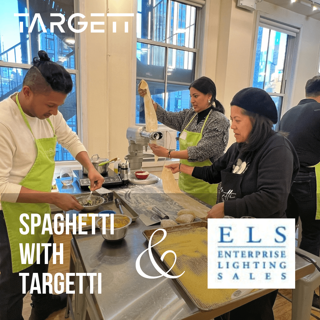 Spaghetti with Targetti in NYC - Targetti